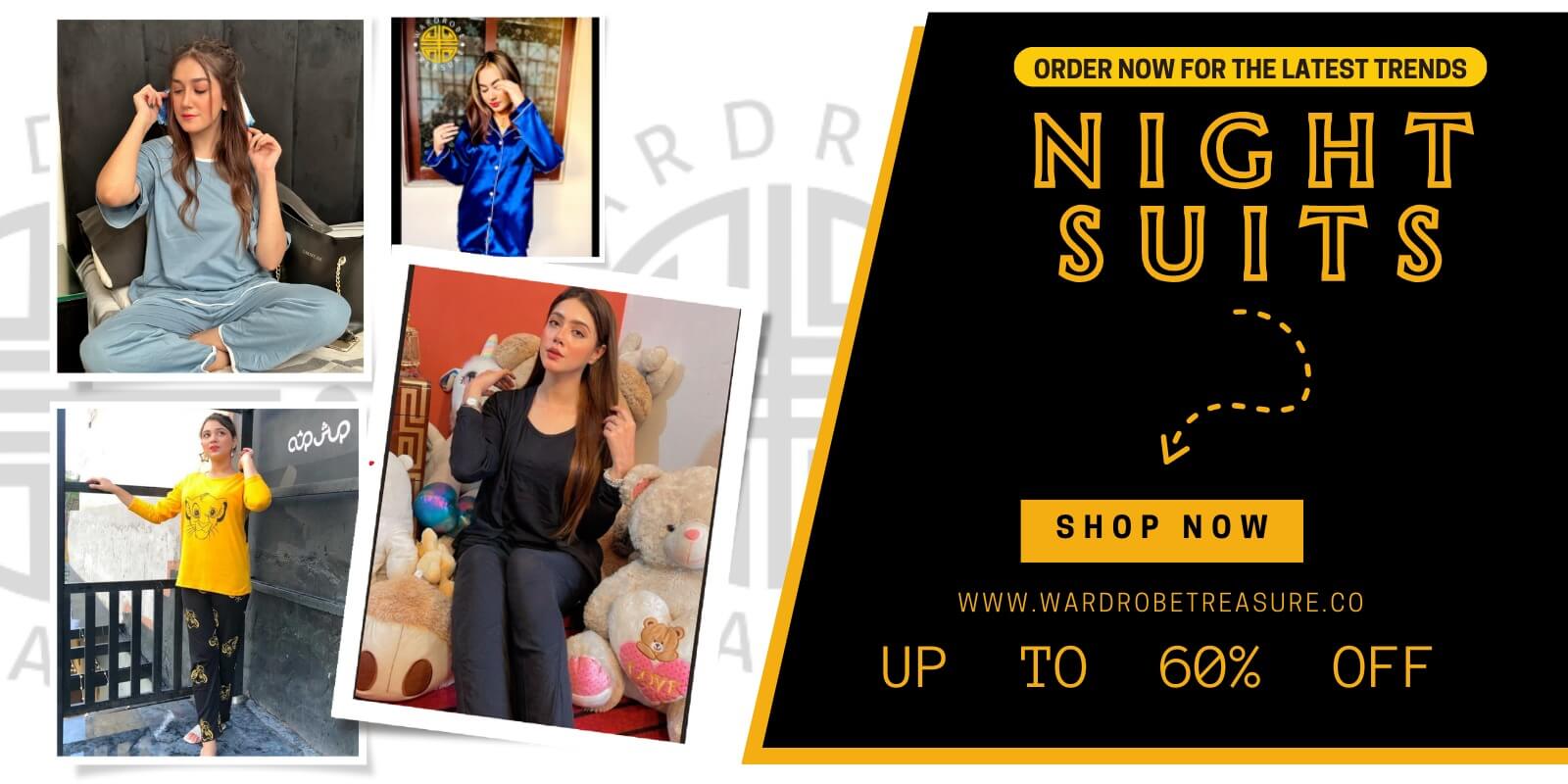 Best Nightwear Dress in Karachi, Pakistan - Wardrobetreasure – Wardrobe Treasure